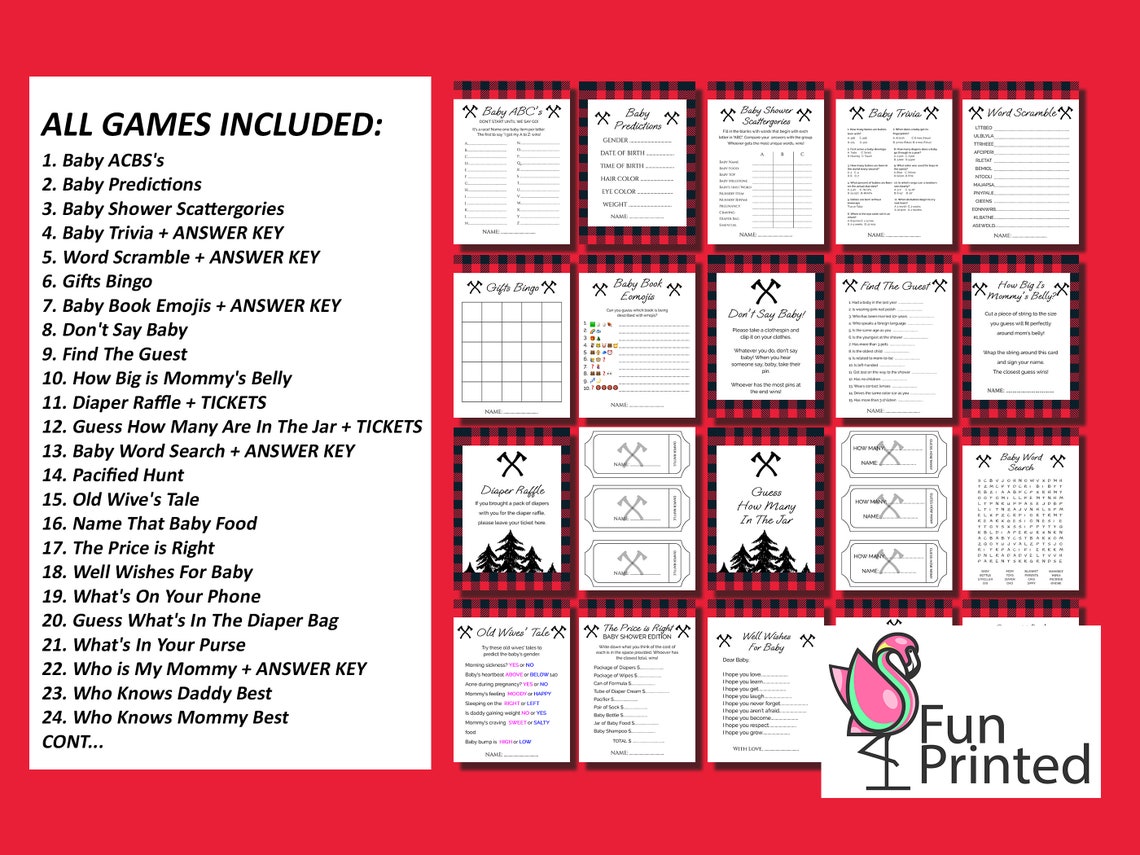 68 Lumberjack Baby Shower Games, Lumberjack Baby Shower, Lumberjack ...