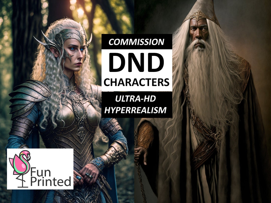 Dnd Character Commission 5e Adventures Dungeons and Dragons Character ...