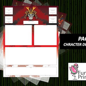 Dnd Character Sheet 5e Fighter Samurai | Dungeons and Dragons Character ...