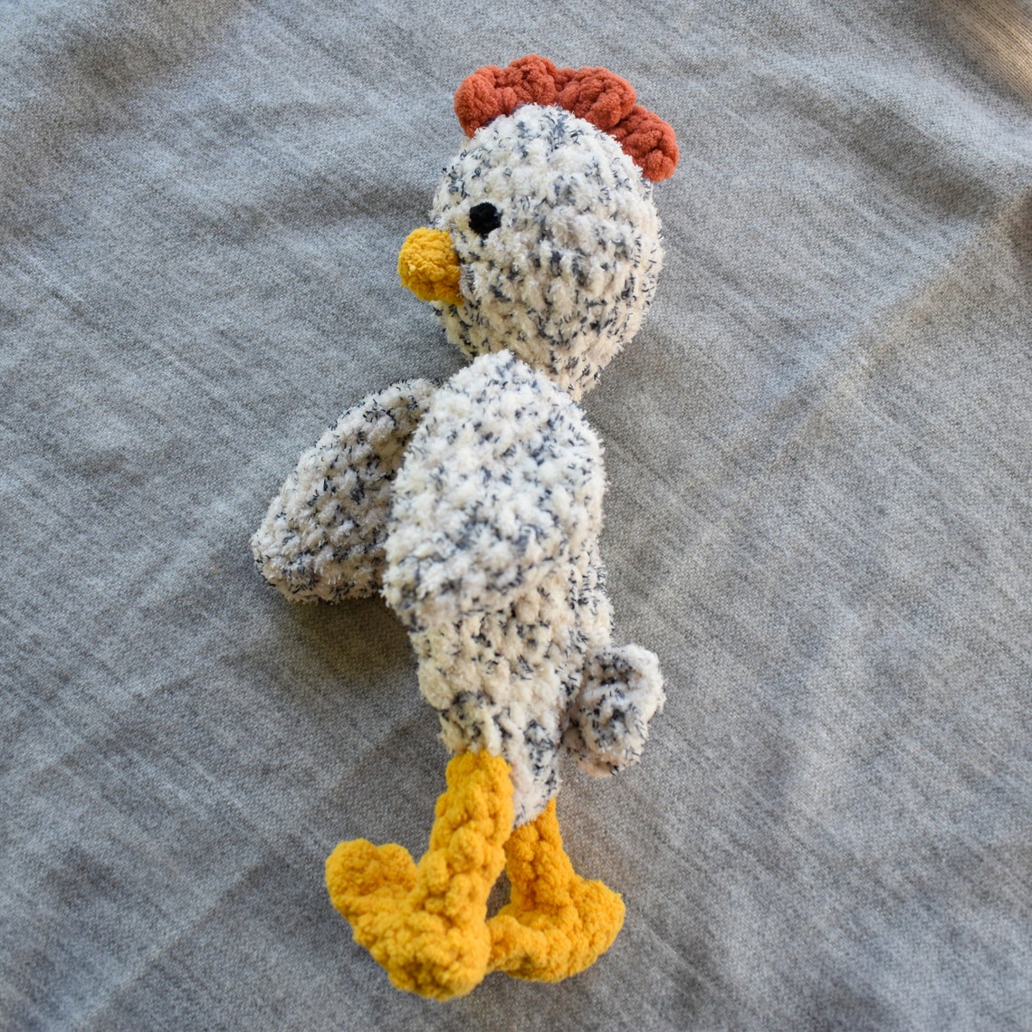 Custom Chicken Snuggler|crochet Animal|plush Toy|baby Gift|lovey ...