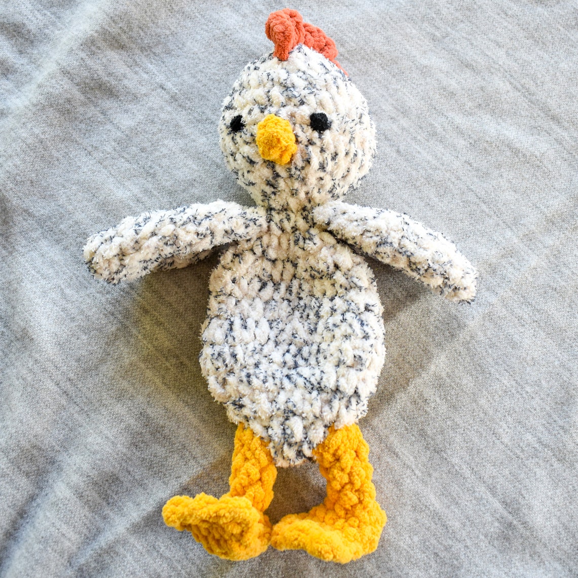 Custom Chicken Snuggler|crochet Animal|plush Toy|baby Gift|lovey ...