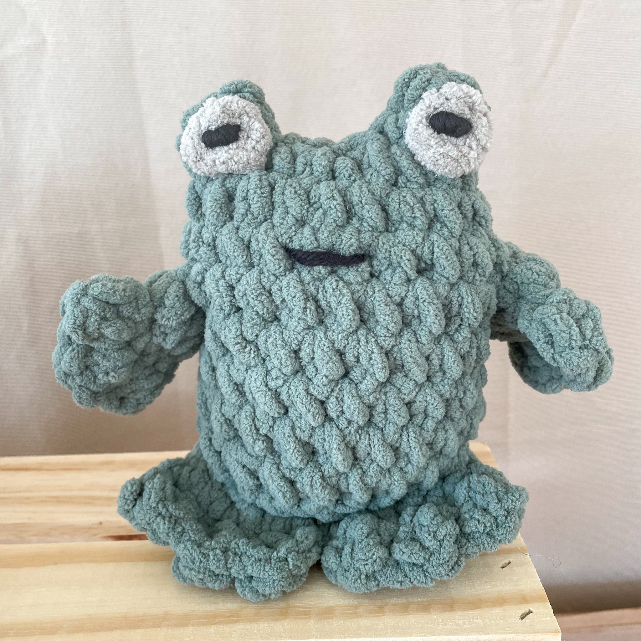 Frog Plushie |bean Bag Frog|plush Toy|frog Gifts|frog Crochet|crochet ...