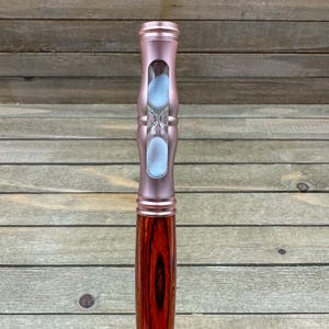 Satin Rose Gold Hourglass Twist Pen, Time Keeping Pen, Sands of an ...