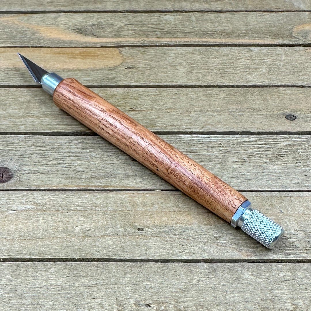 Honey Locust Hobby Scalpel, Handcrafted Modified Blade, Wood Handle ...