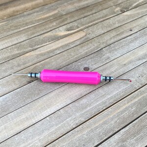 Hot Pink Ergonomic Hand Turned Seam Ripper, Large Seam Ripper, Handmade ...