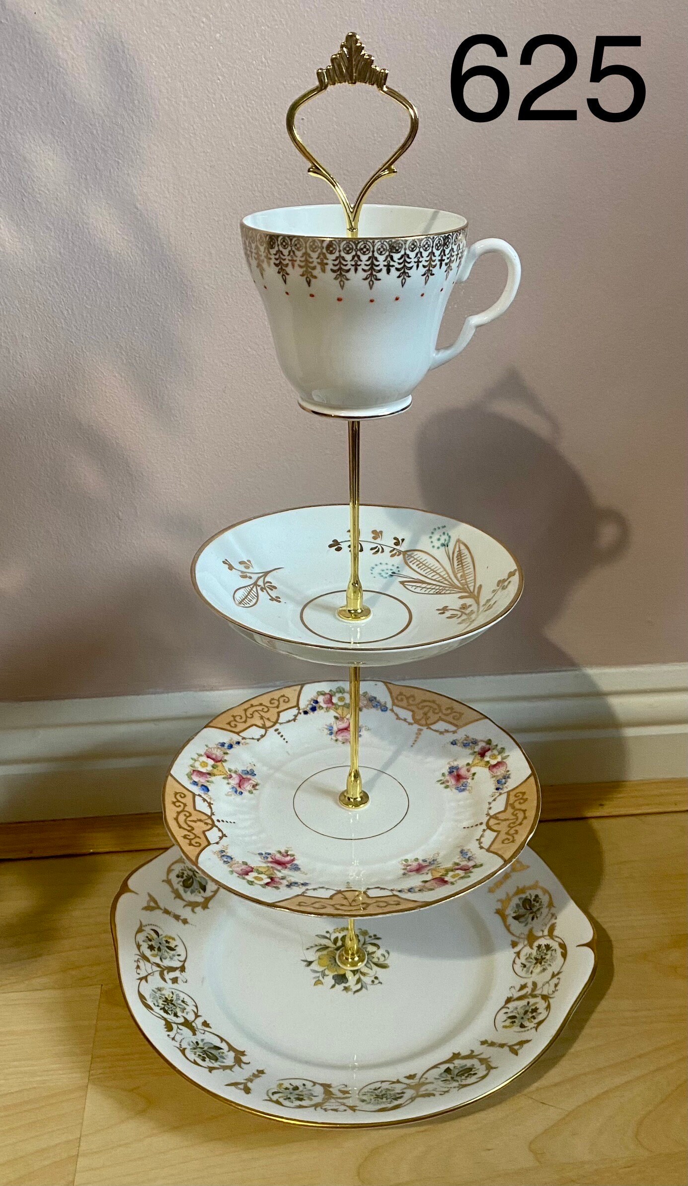 Vintage Four Tier Cake Stand - Etsy