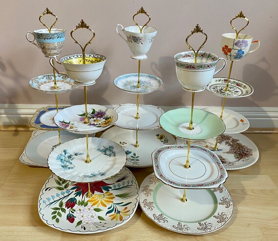 Vintage Four Tier Cake Stand - Etsy