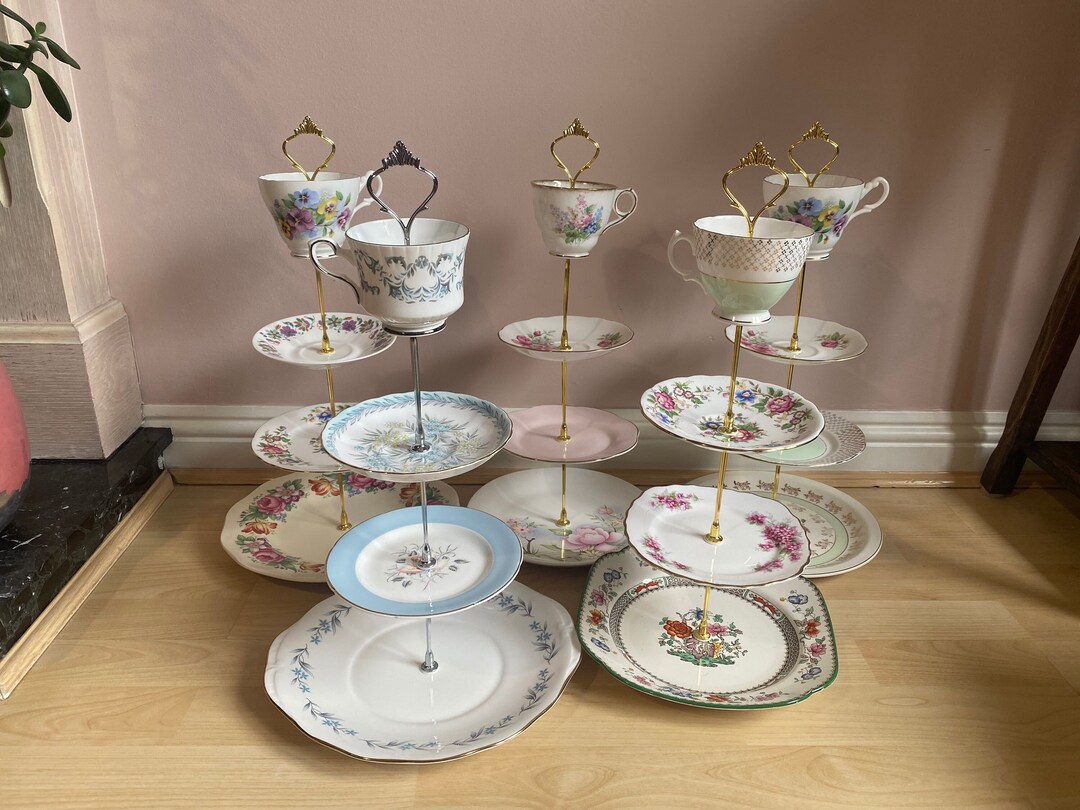 Vintage Four Tier Cake Stand - Etsy