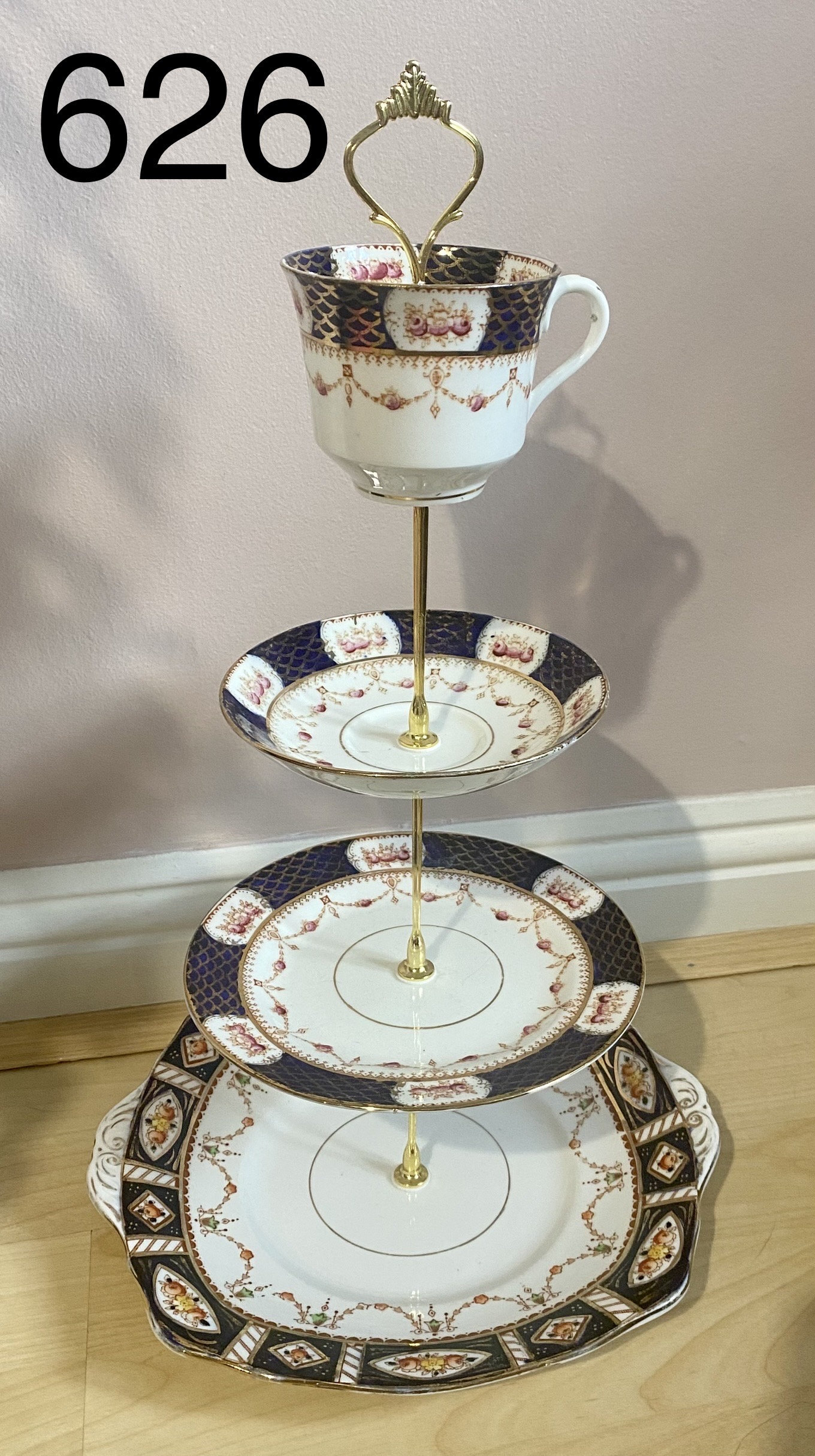 Vintage Four Tier Cake Stand - Etsy