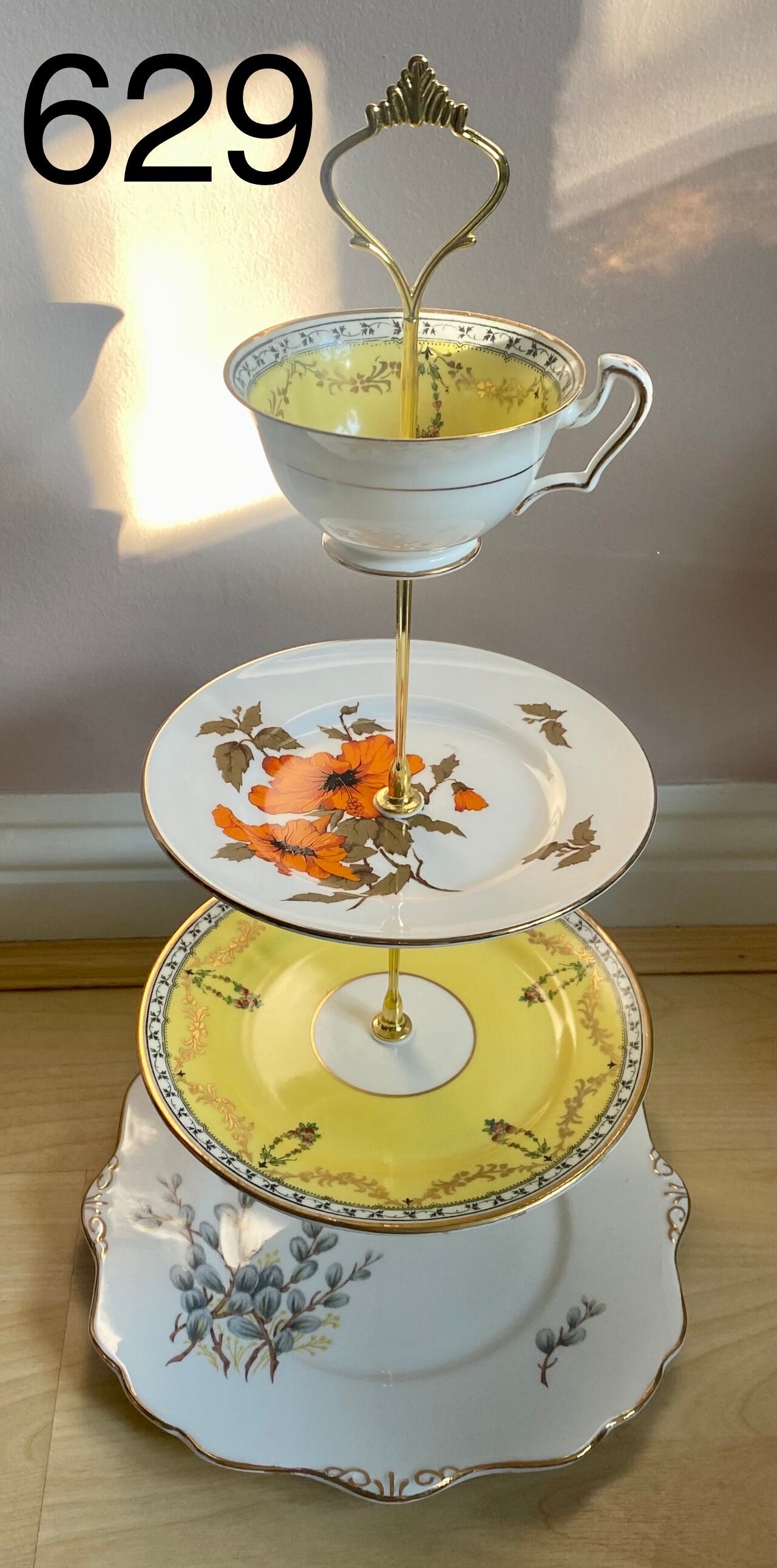 Vintage Four Tier Cake Stand - Etsy