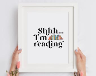 Printable Book Nook Sign - Etsy