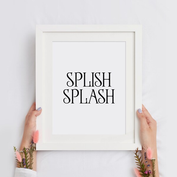 Splish Splash Wall Art - Etsy