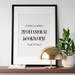 Professional Bookworm Print, Bedroom Poster, Book Lover Printable Wall ...