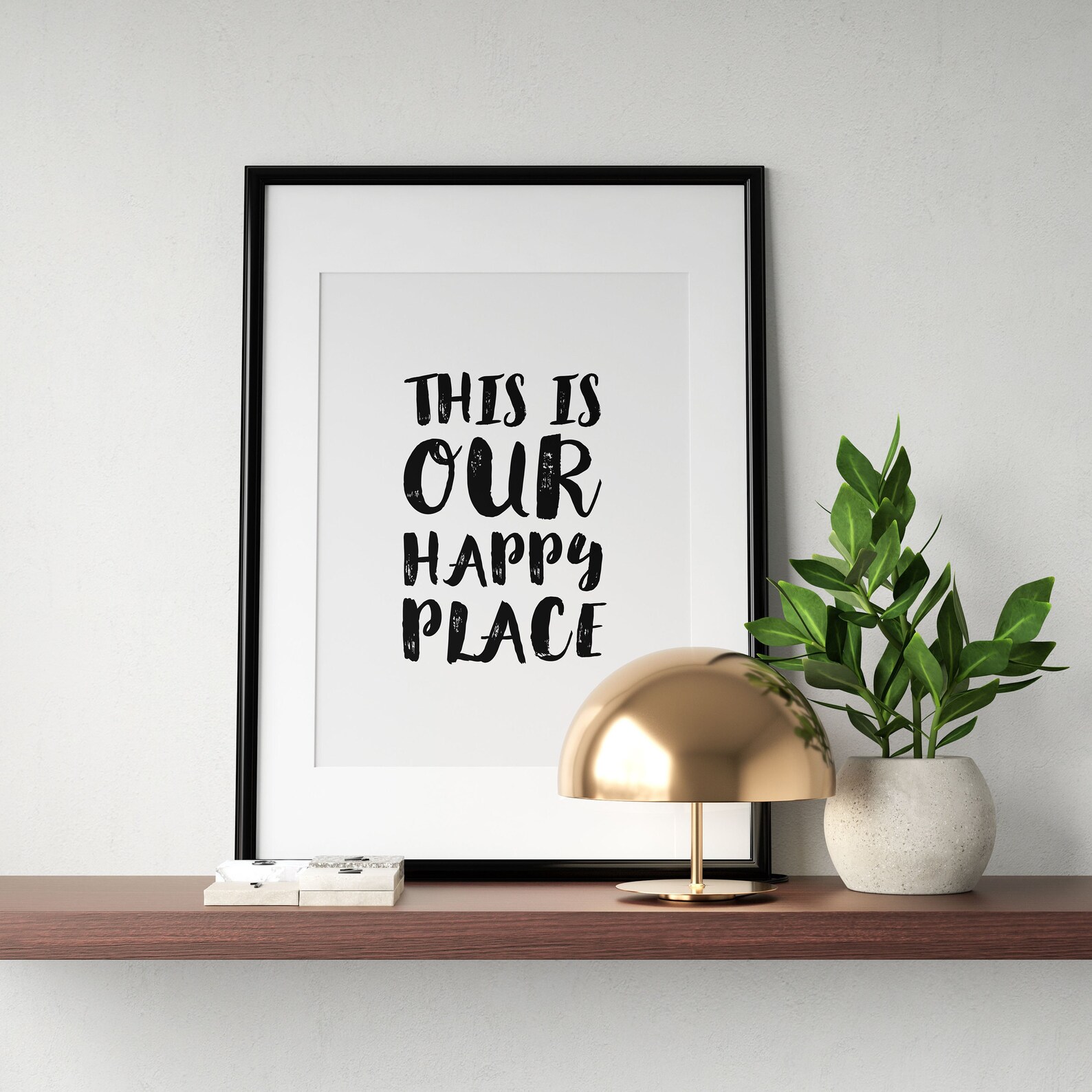 This is Our Happy Place Printable Wall Art Living Room - Etsy