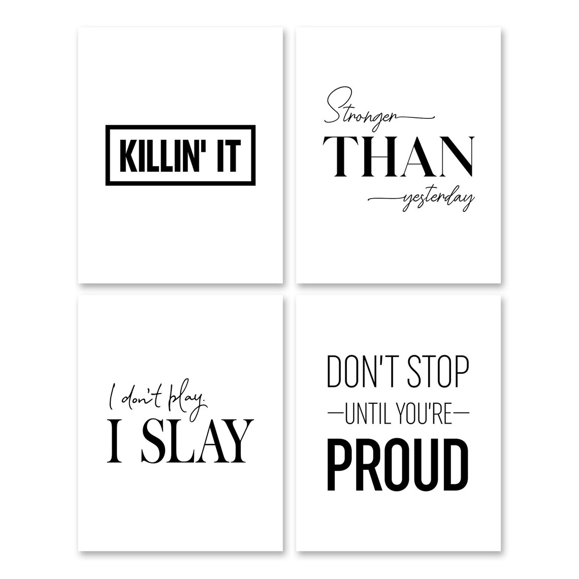 Digital Prints BUNDLE 16 Posters Motivational Printable - Etsy