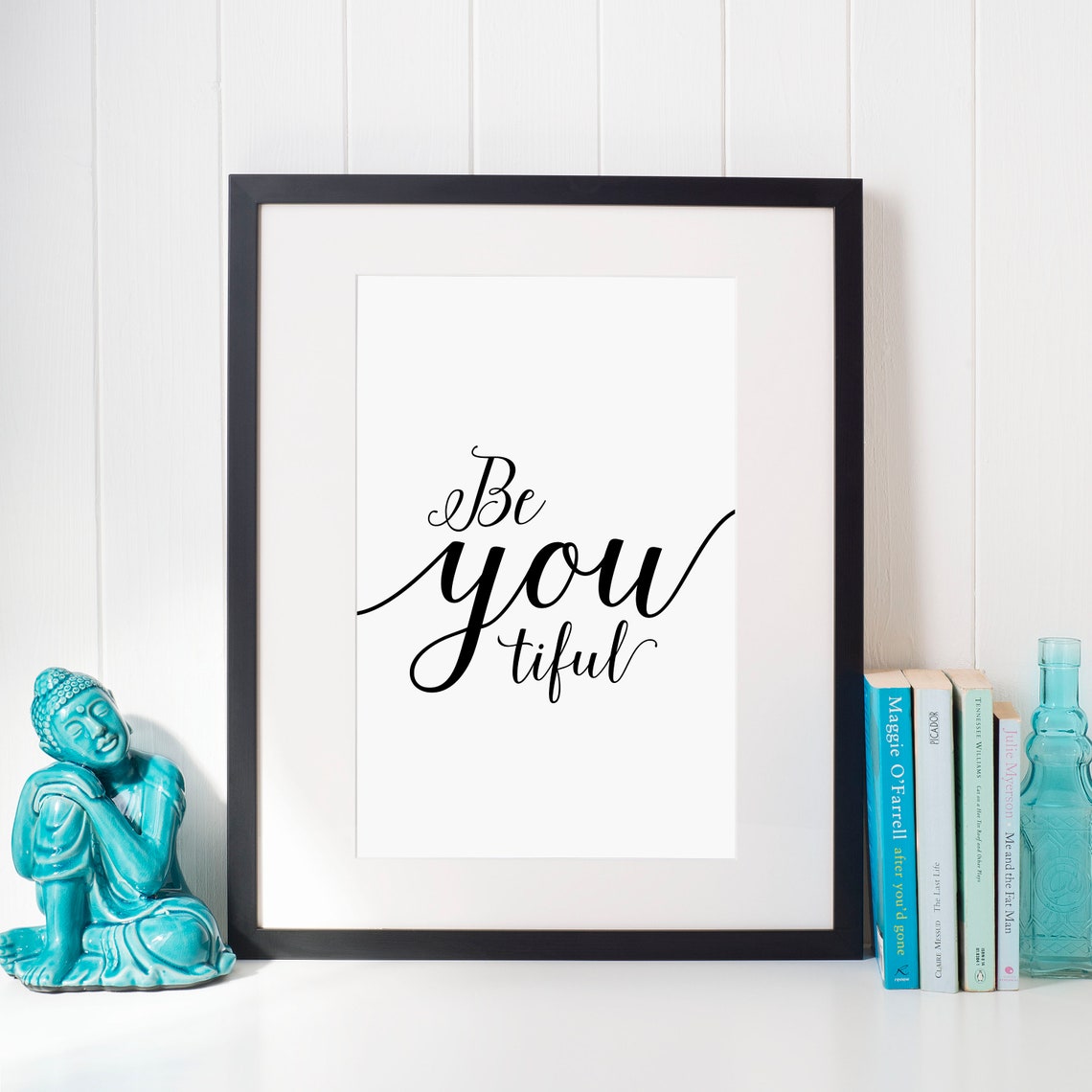 Be You Tiful Print, Beautiful Word Play Poster, Beyoutiful Wall Art ...