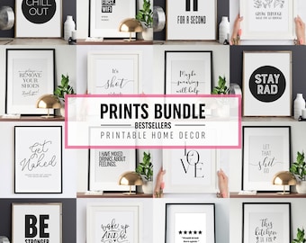 Digital Prints BUNDLE 16 Posters Motivational Printable | Etsy