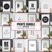 Digital Prints BUNDLE, 16 Posters, Printable Quotes Wall Art ...