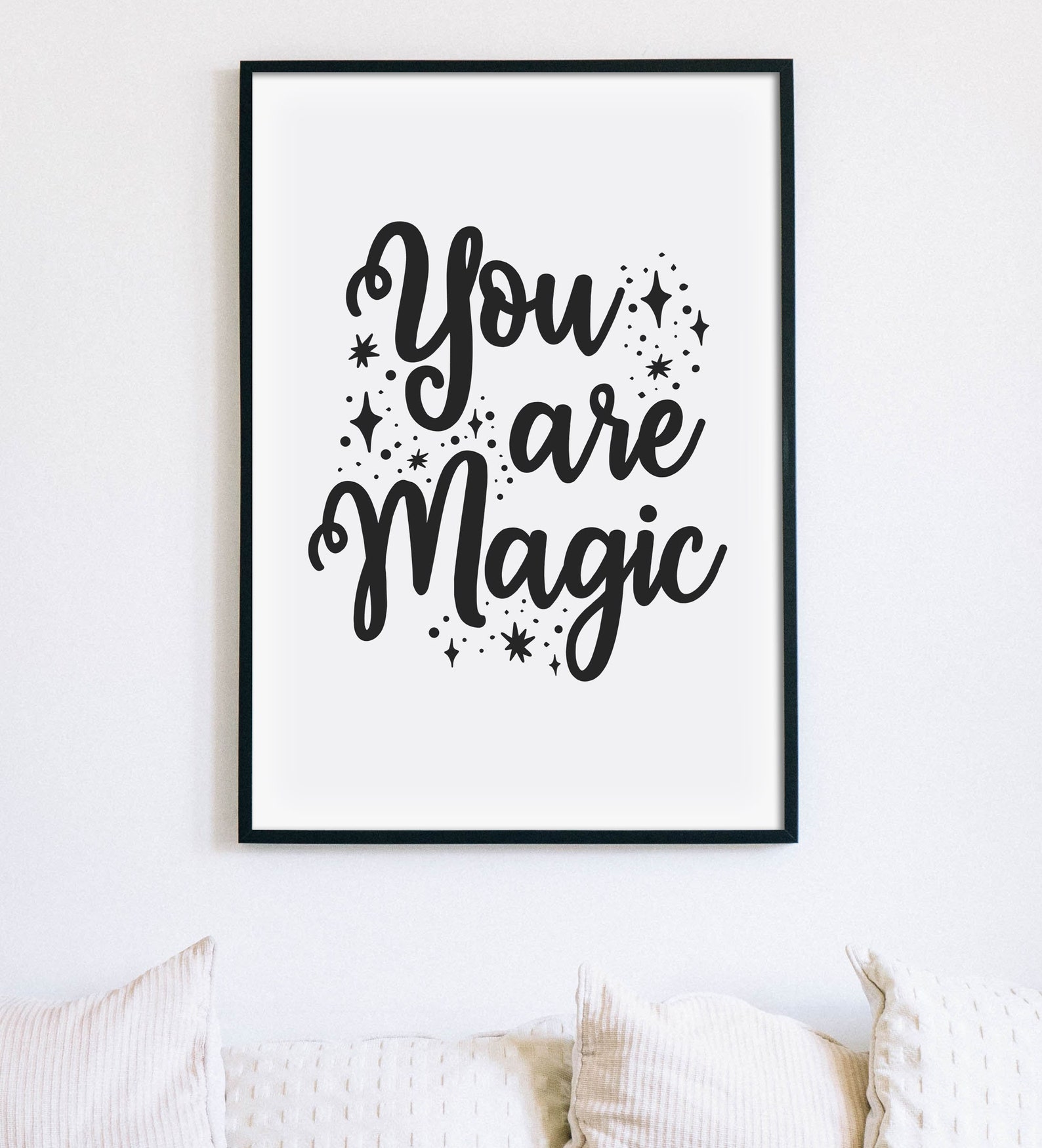 You Are Magic Print Inspirational Poster Positive - Etsy