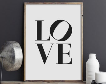 Modern Word Art - Etsy