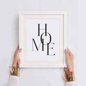 Home Printable Wall Art, Hallway Poster, Home Sign, Entry Room Minimal ...