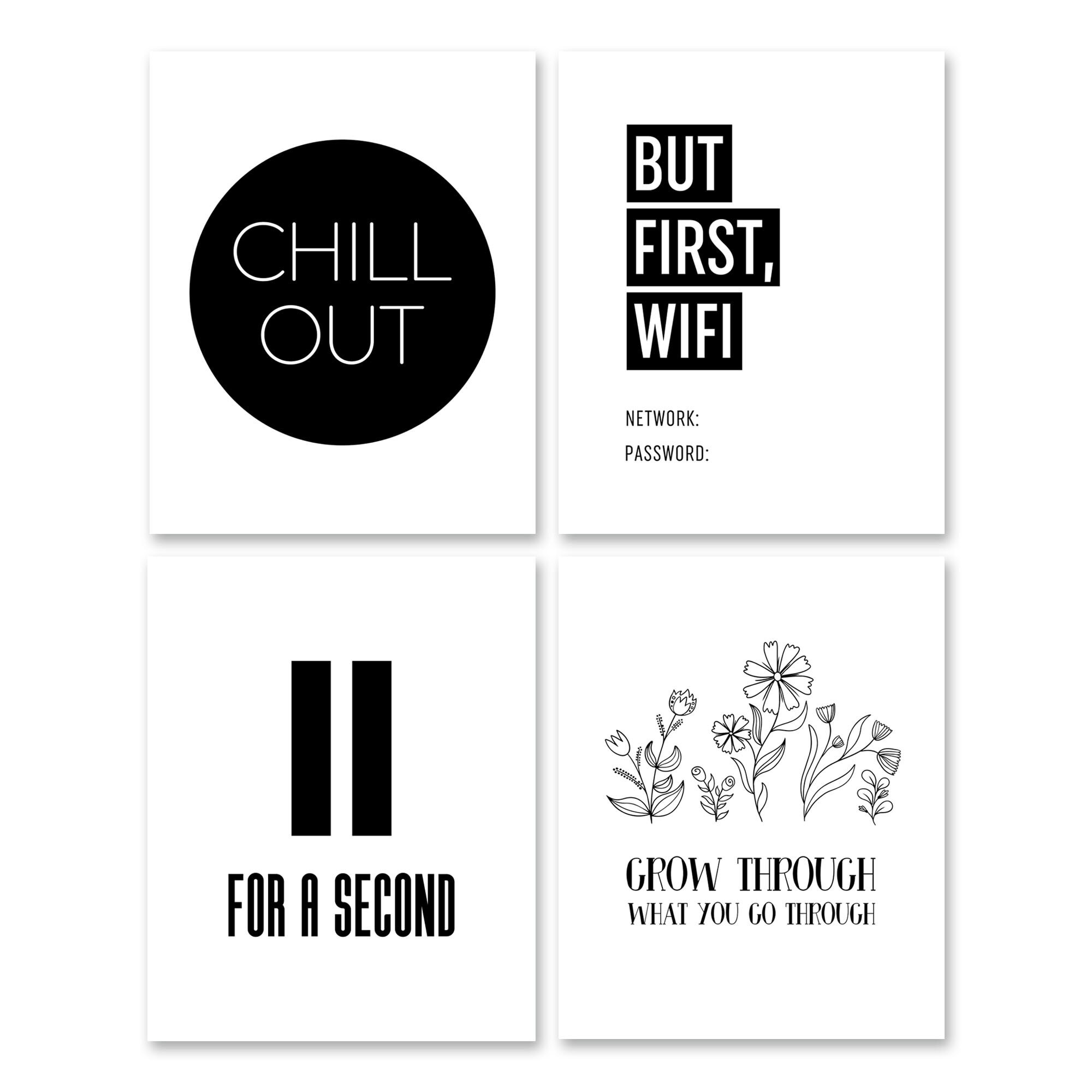 Digital Prints BUNDLE 16 Posters Printable Quotes Wall Art - Etsy