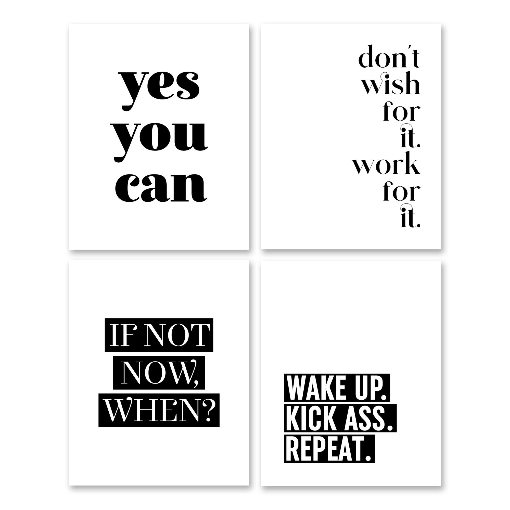 Digital Prints BUNDLE 16 Posters Motivational Printable | Etsy