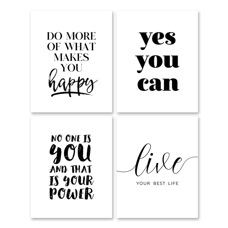 Digital Prints BUNDLE 16 Posters Inspirational Printable - Etsy