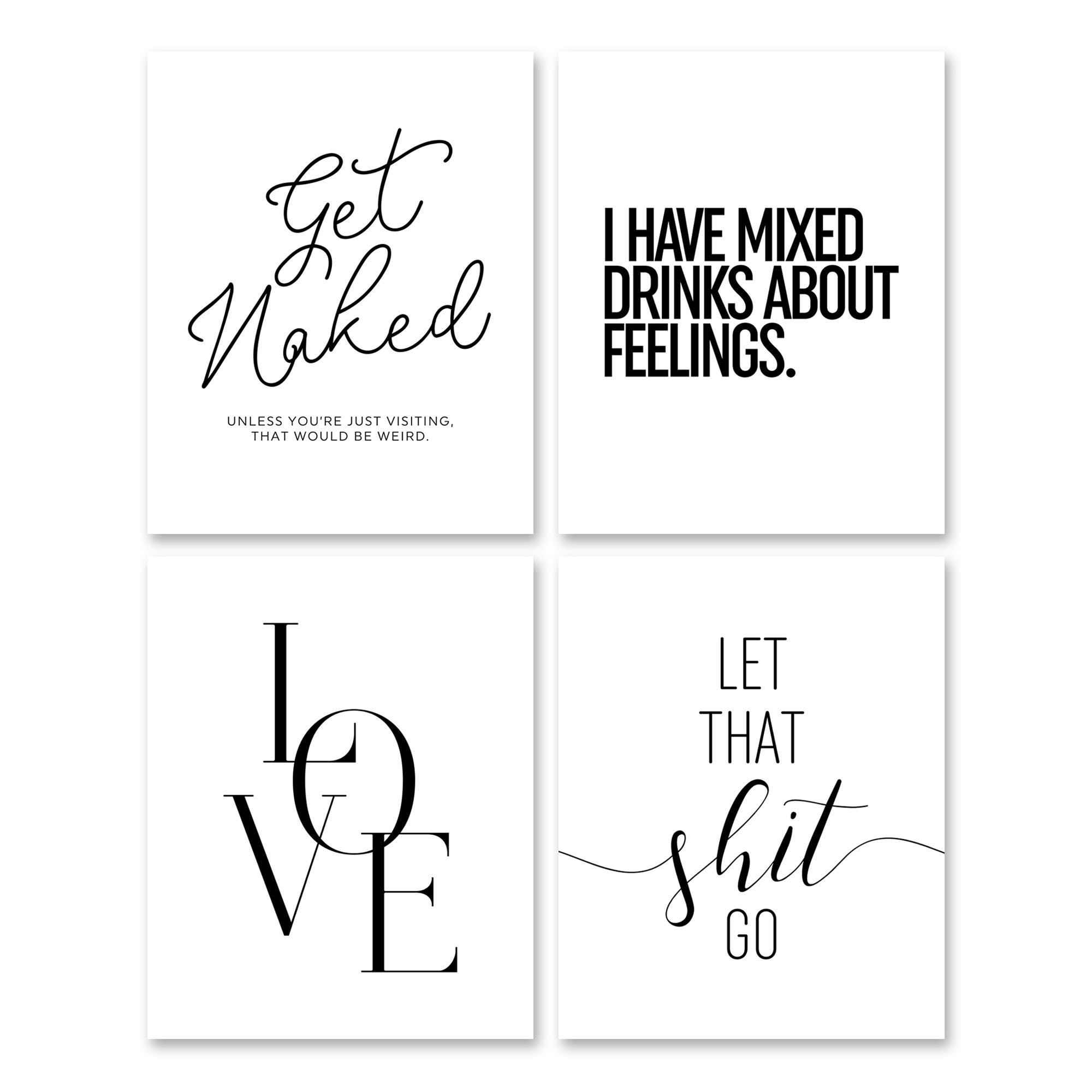 Digital Prints BUNDLE 16 Posters Printable Quotes Wall Art - Etsy