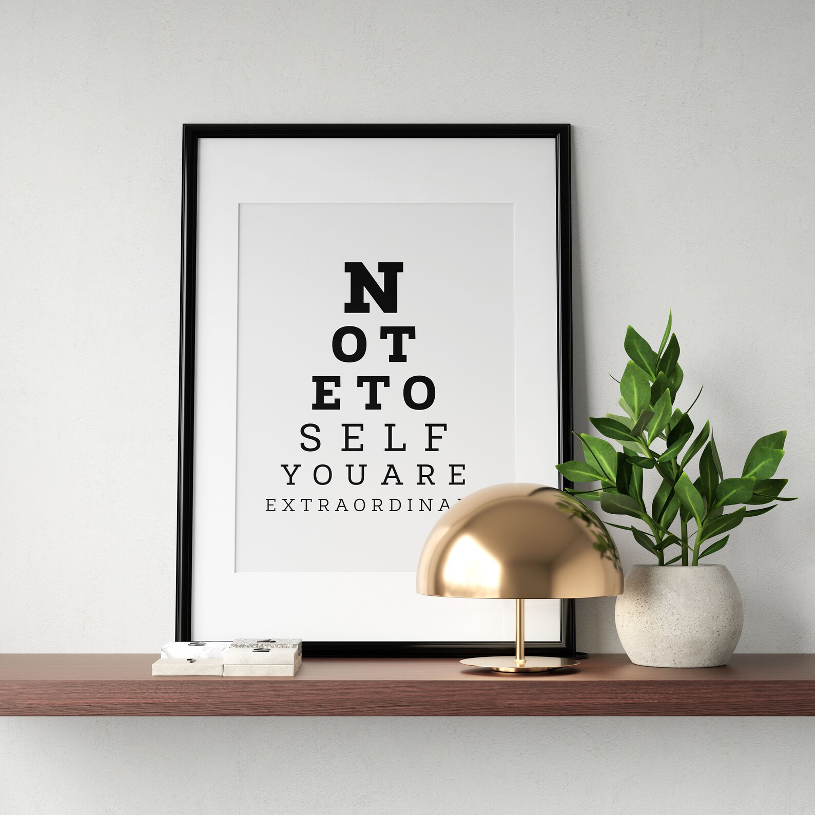 Eyesight Test Print Eye Test Chart Note to Self You Are - Etsy