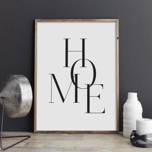 Home Printable Wall Art, Hallway Poster, Home Sign, Entry Room Minimal ...
