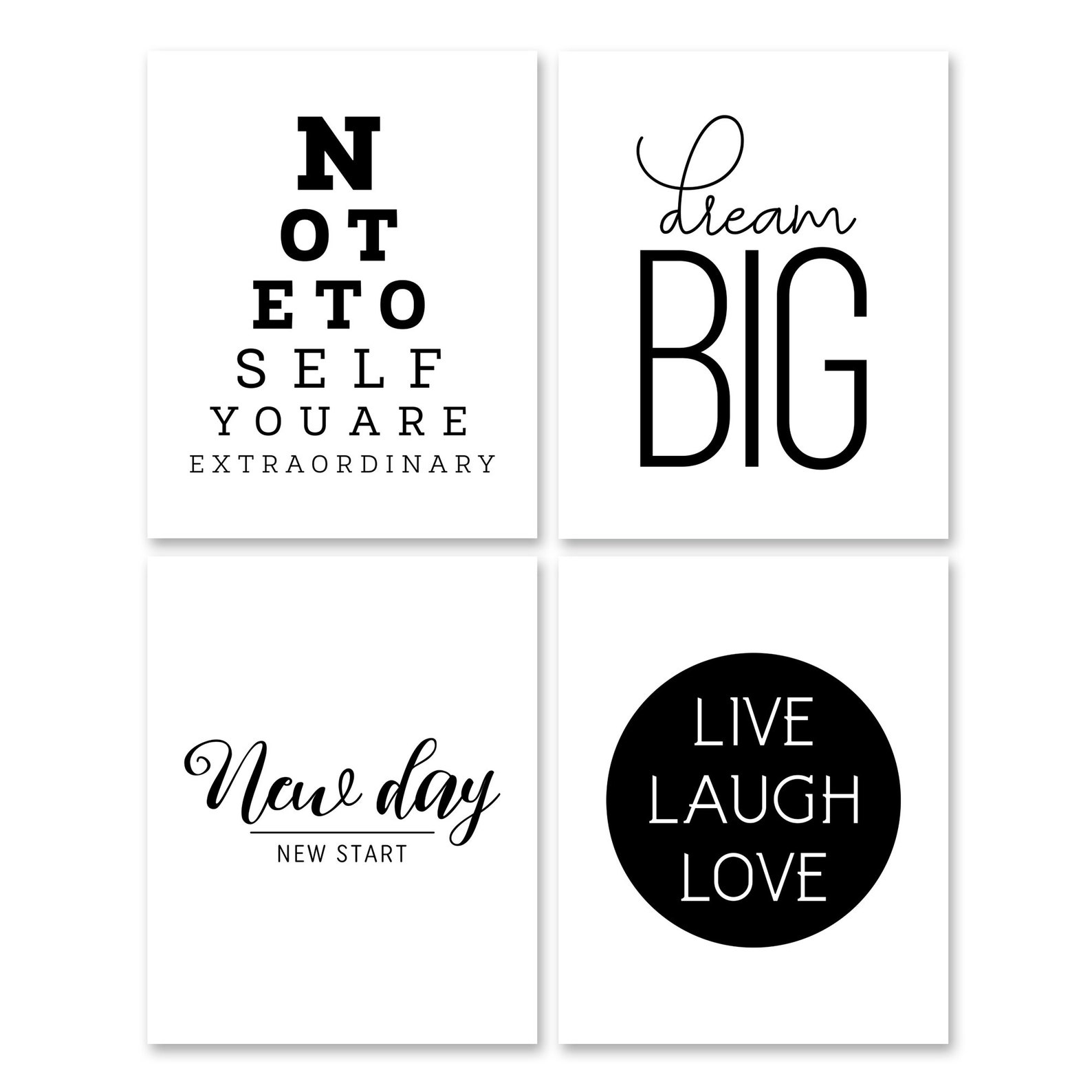 Digital Prints BUNDLE 16 Posters Inspirational Printable - Etsy