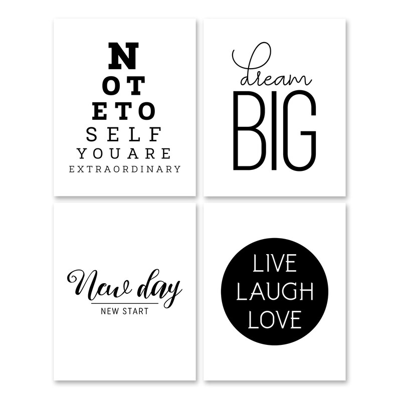 Digital Prints BUNDLE 16 Posters Inspirational Printable - Etsy