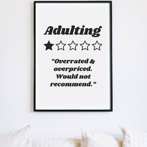 Adulting Review One Star Overpriced & Overrated Would Not Recommend ...