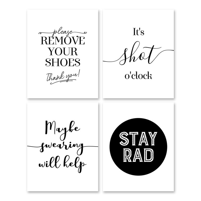 Digital Prints BUNDLE 16 Posters Printable Quotes Wall Art - Etsy