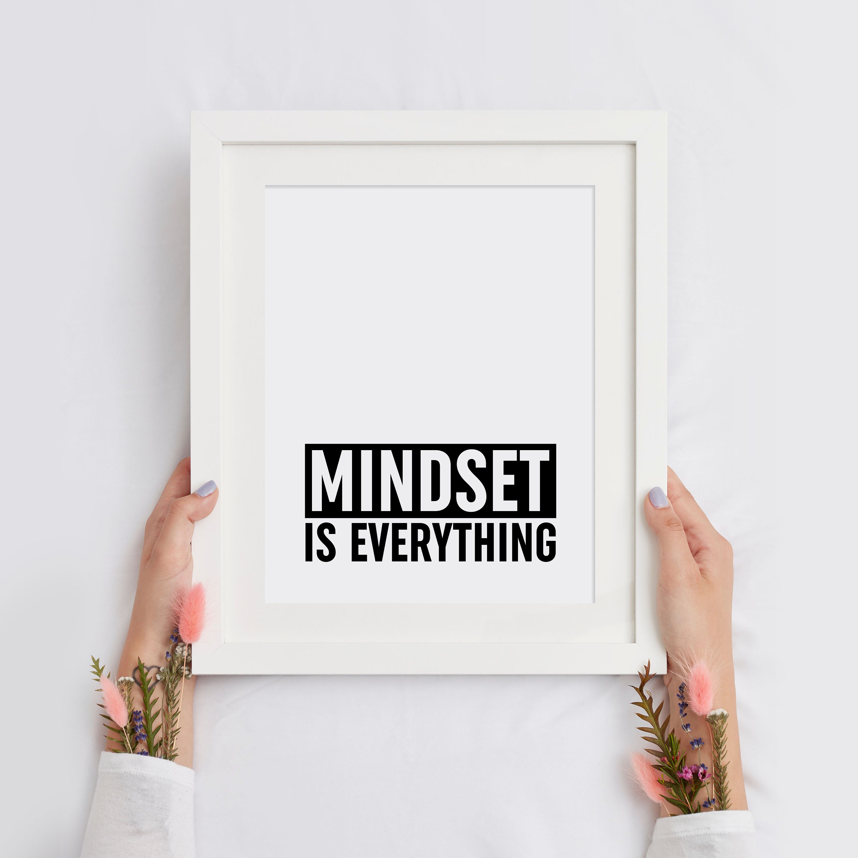 Mindset is Everything Print Office Poster Classroom - Etsy