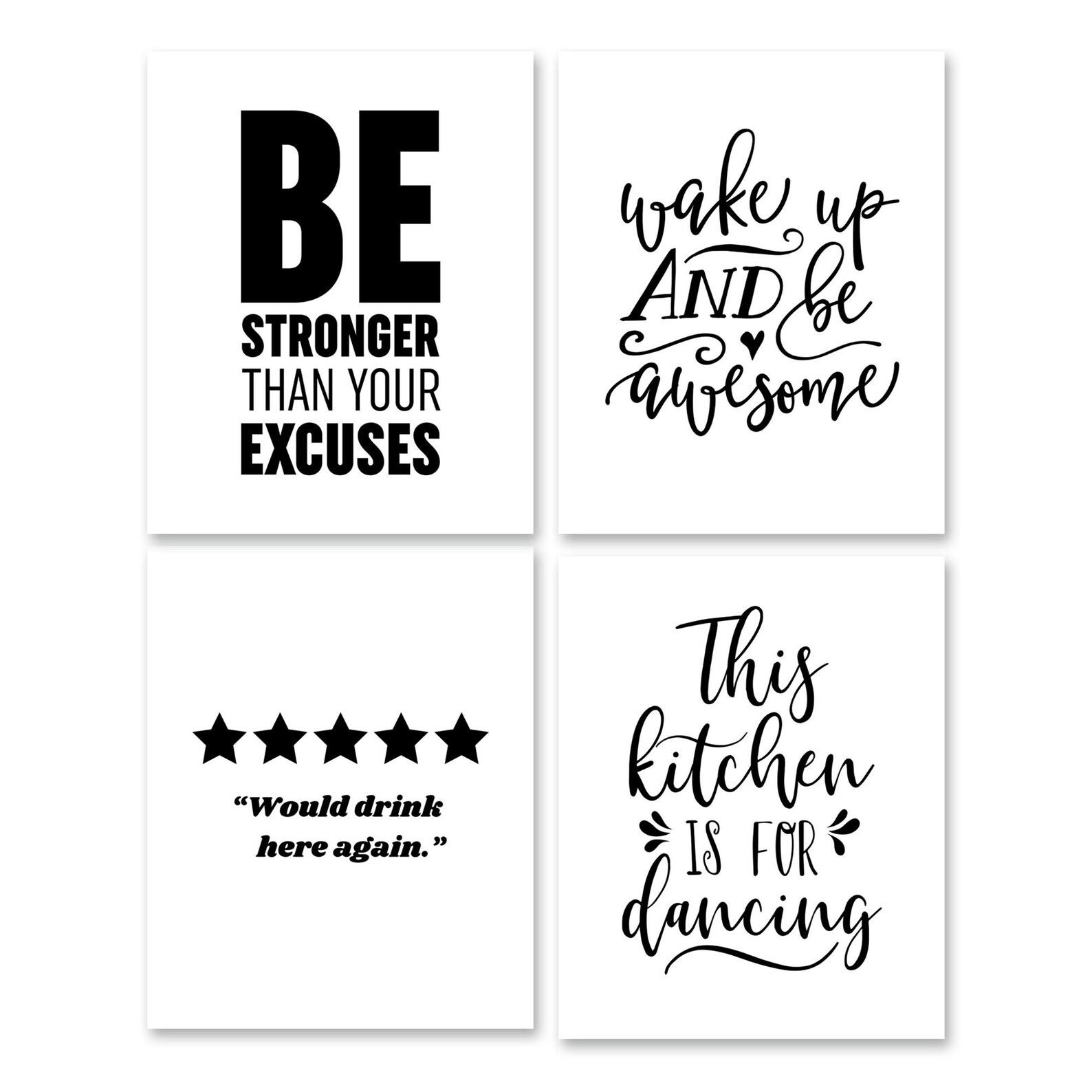 Digital Prints BUNDLE 16 Posters Printable Quotes Wall Art - Etsy