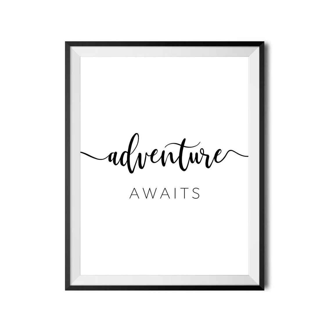 Adventure Awaits Printable Art Wanderlust Poster Kids Room - Etsy