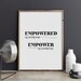 Empowered Women Empower Women Printable Art Feminist Print - Etsy