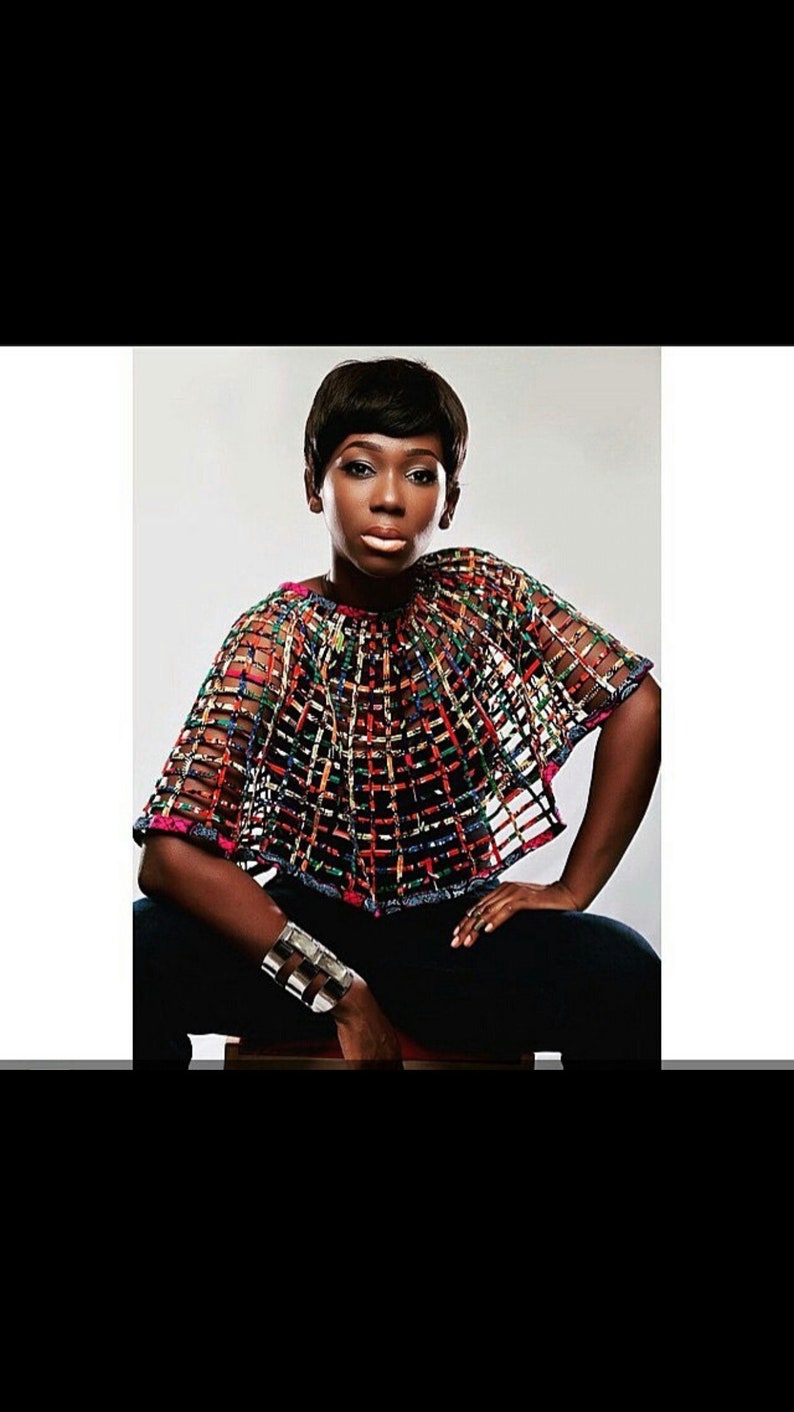 African Print Ponchos - Etsy