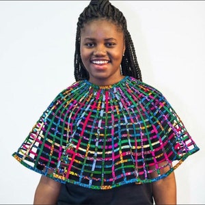 African Print Ponchos - Etsy
