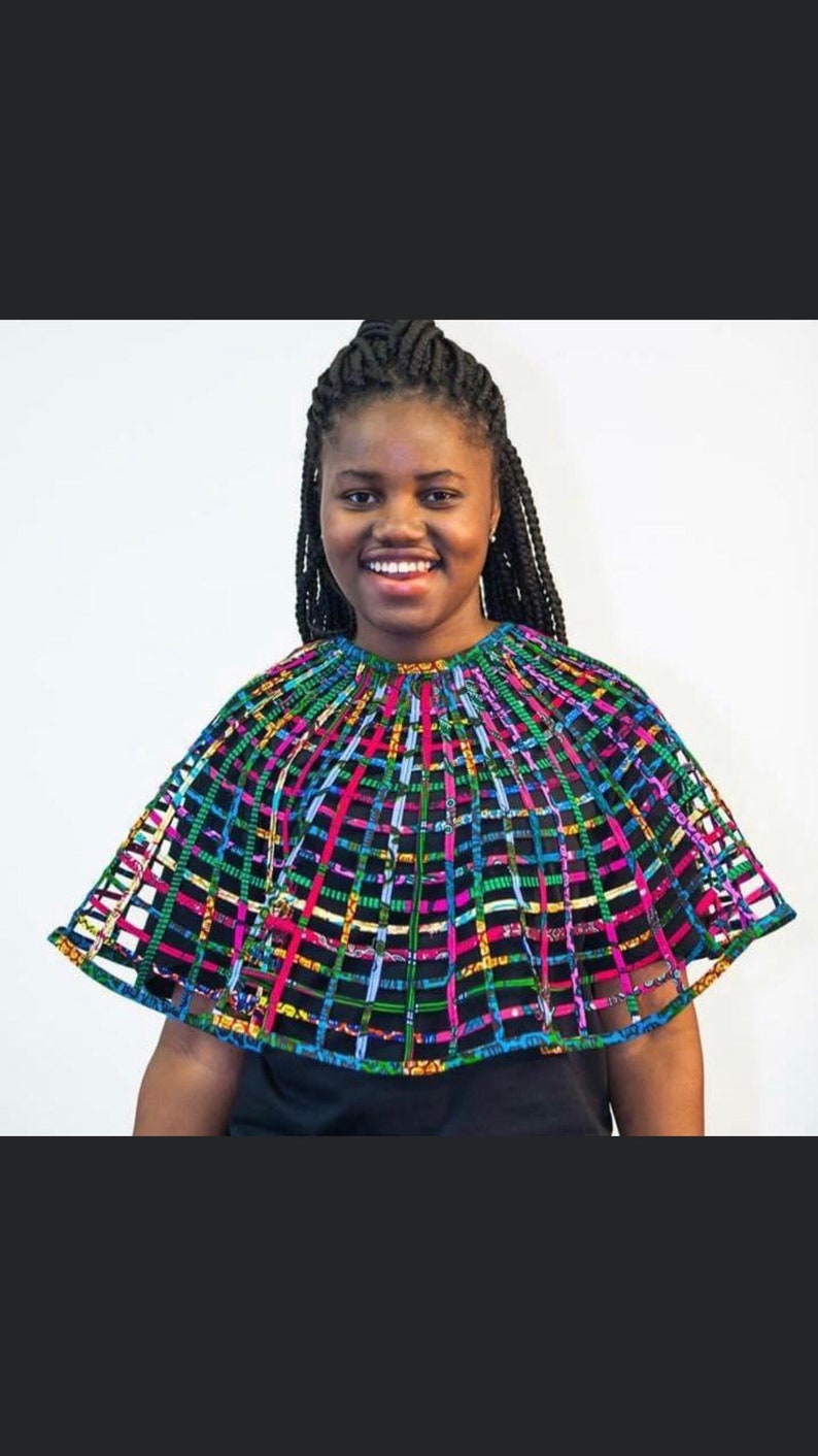 African Print Ponchos - Etsy