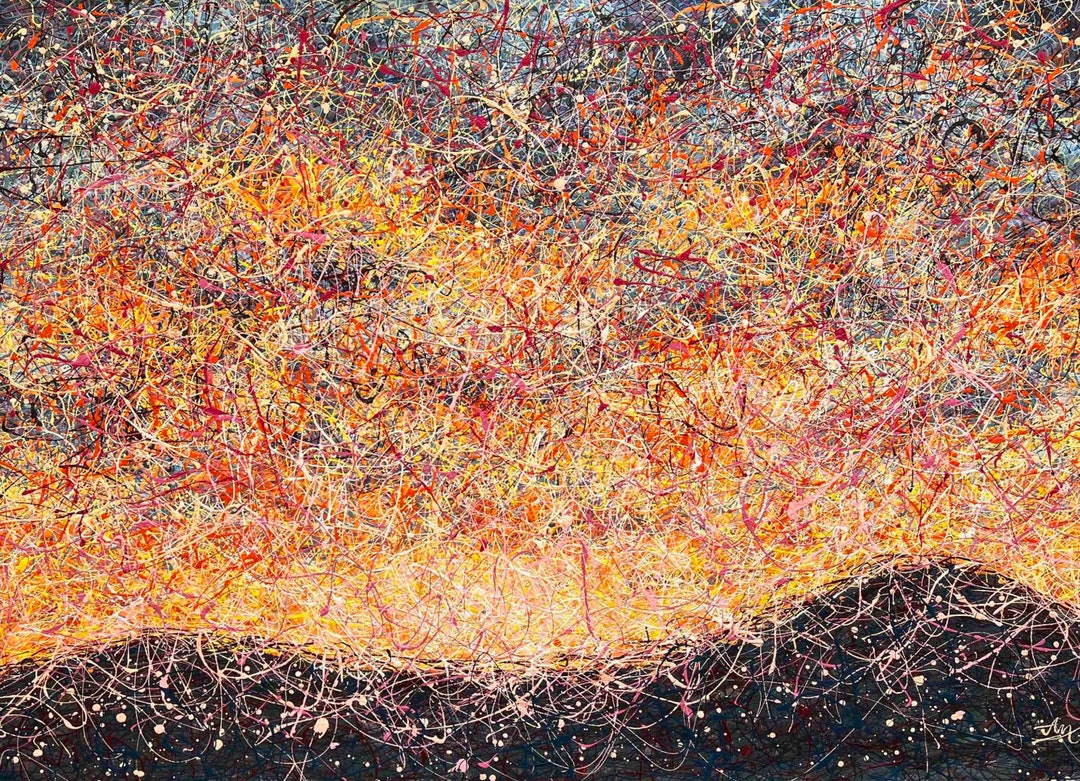 Bright Clouds Are Illuminated by the Morning Orange Light of the Sun ...