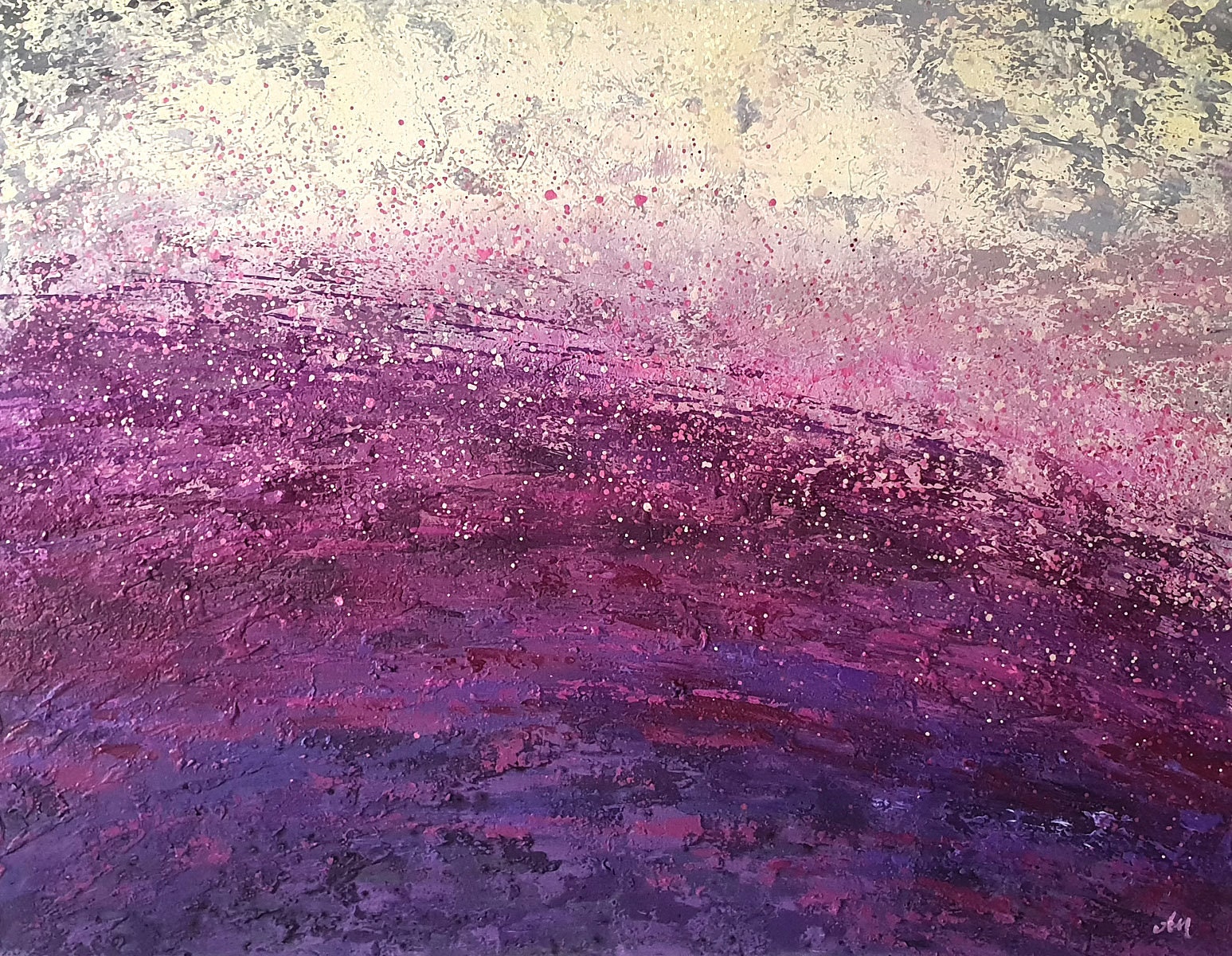 Purple painting Textured Abstract purple paintings Textured | Etsy
