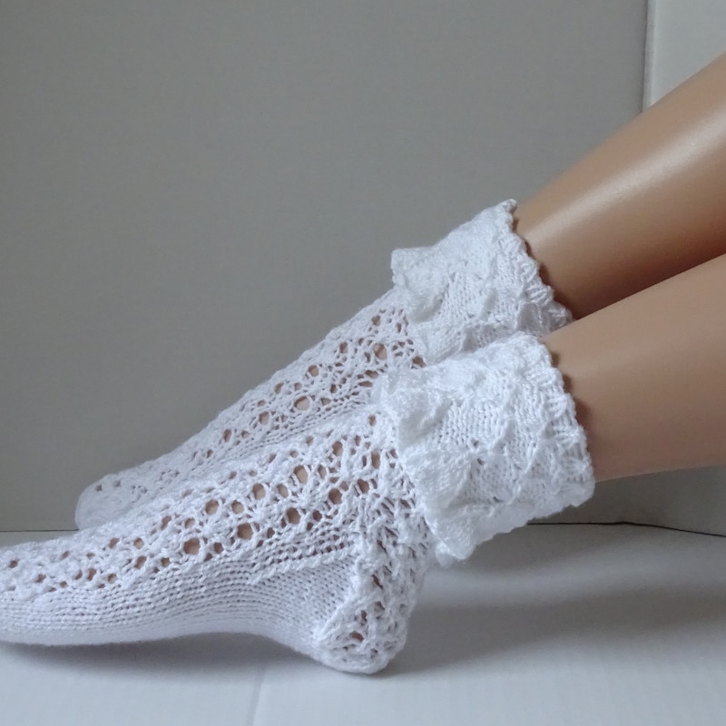Womens Lace Socks - Etsy
