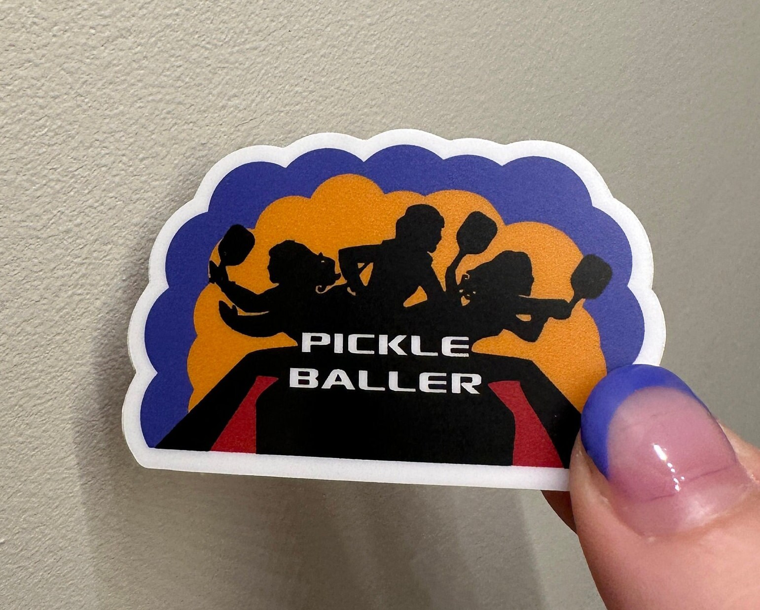 Pickleball 'angel' Vinyl Sticker: Water Bottle Decal - Etsy