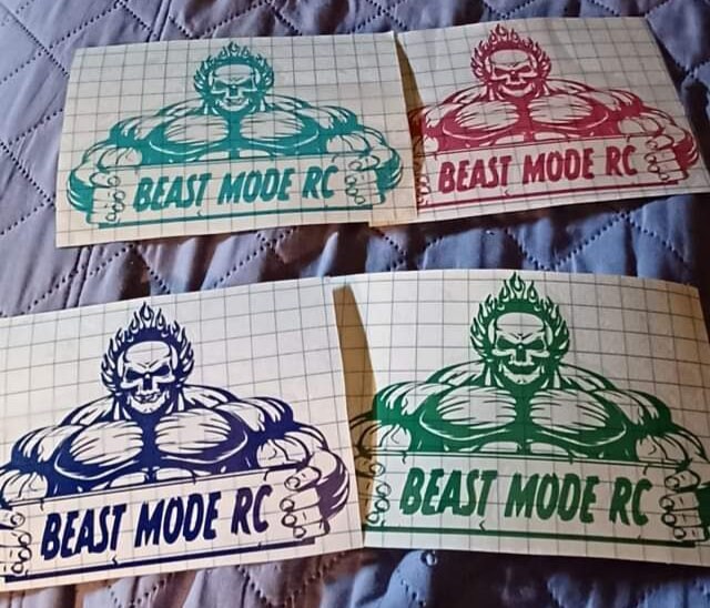 Official BEASTMODE RC Skull Logo Vinyl Decal - Etsy