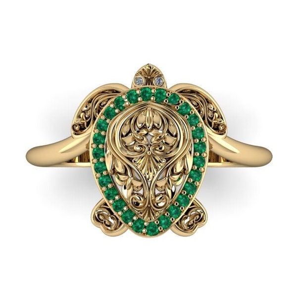 Sea Turtle Ring - Etsy