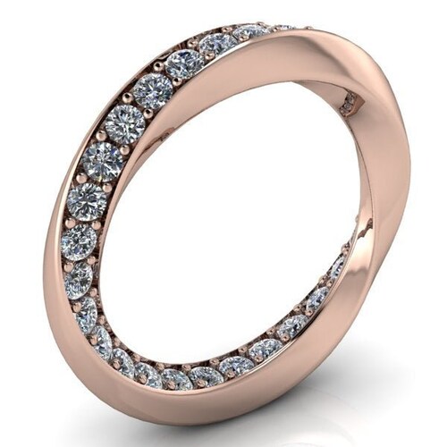 DIAMOND MOBIUS : Mobius Strip Ring Science Inspired Diamond - Etsy