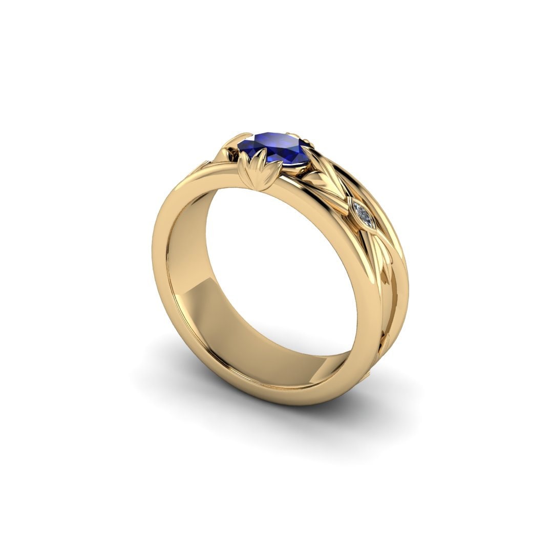 IMLADRIS : Elvish Inspired Ring Elven Ring Sapphire & - Etsy